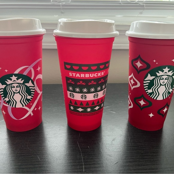 Starbucks | Dining | New Starbucks Red Reusable Cups | Poshmark